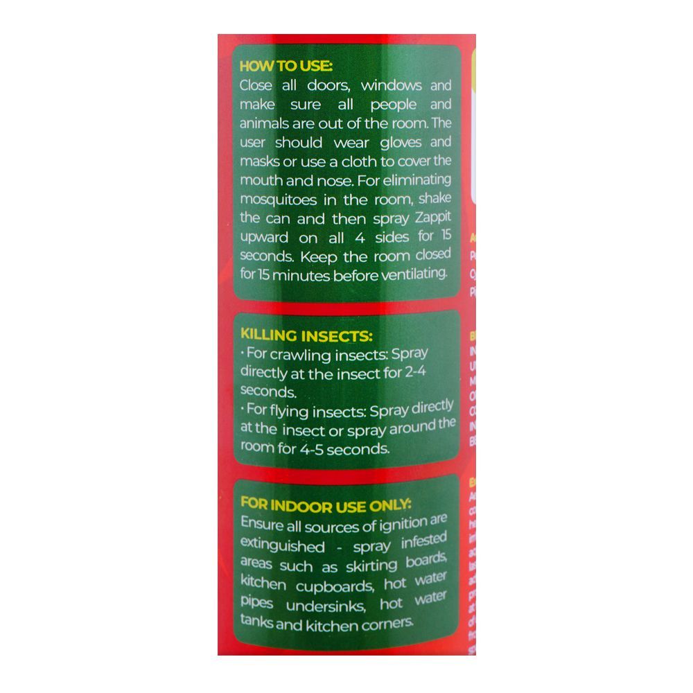 Order SOGO Zapp-It Multi-Insect Killer Spray, 450ml Online at Special ...