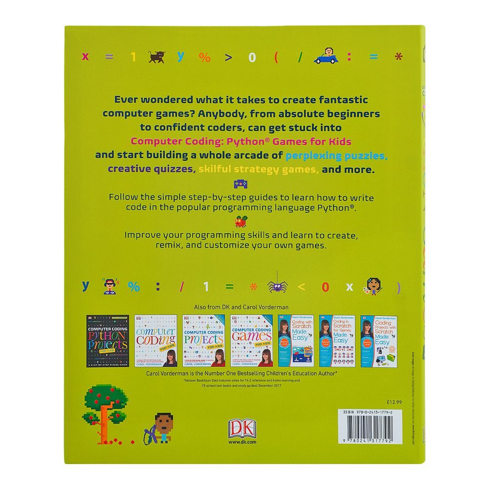 Order Computer Coding Python Games Book, For Kids Online at Special ...