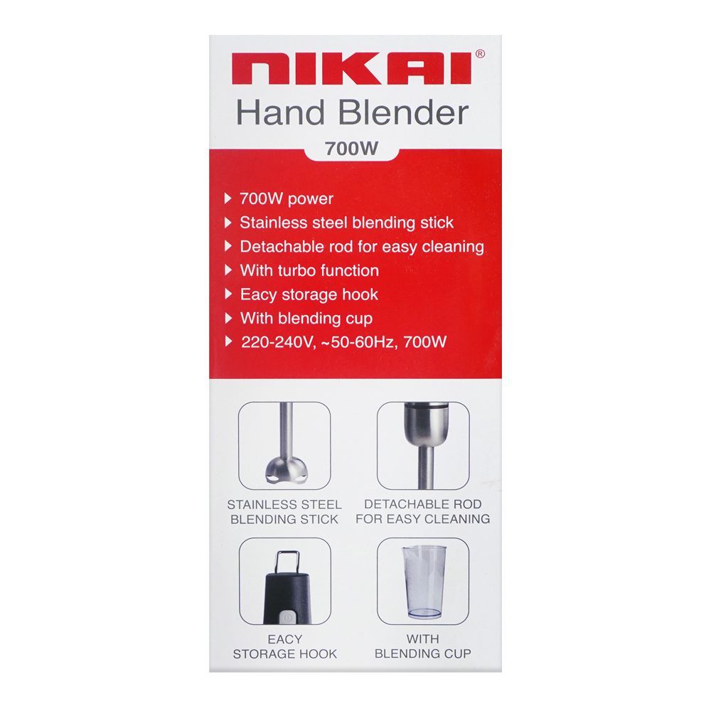 Buy Nikai Hand Blender Stick, 700W, NH-8881X Online at Best Price in ...