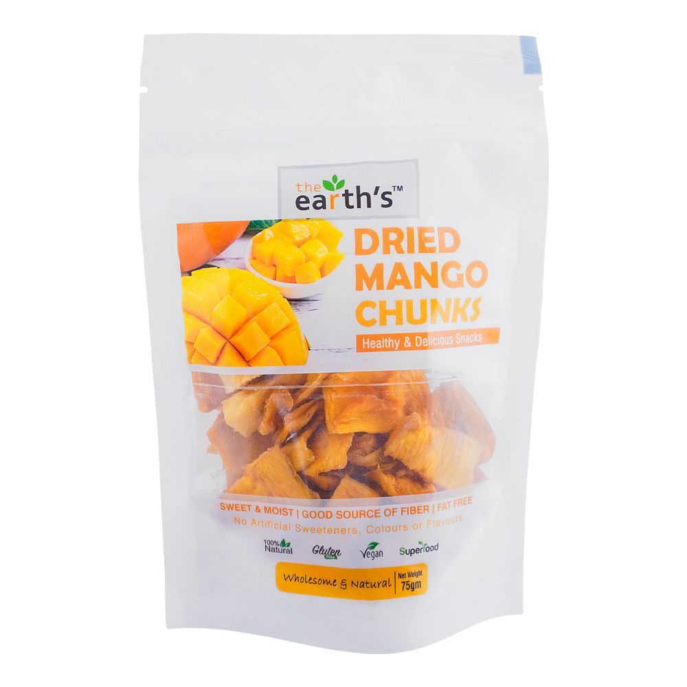 Buy The Earth's Dried Mango Chunks, 75g Online at Special Price in ...