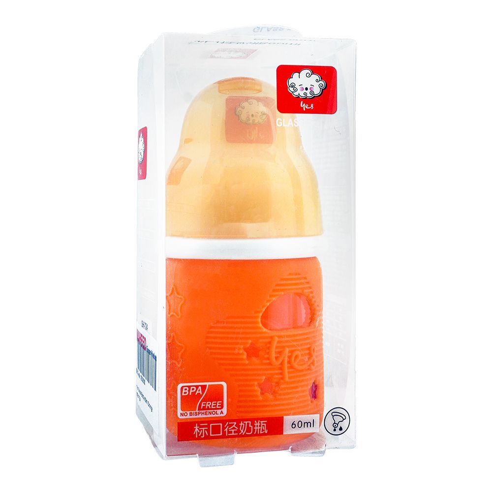 Order Yes Glass Bottle 60ml, Orange, Sh-724 Online at Special Price in ...