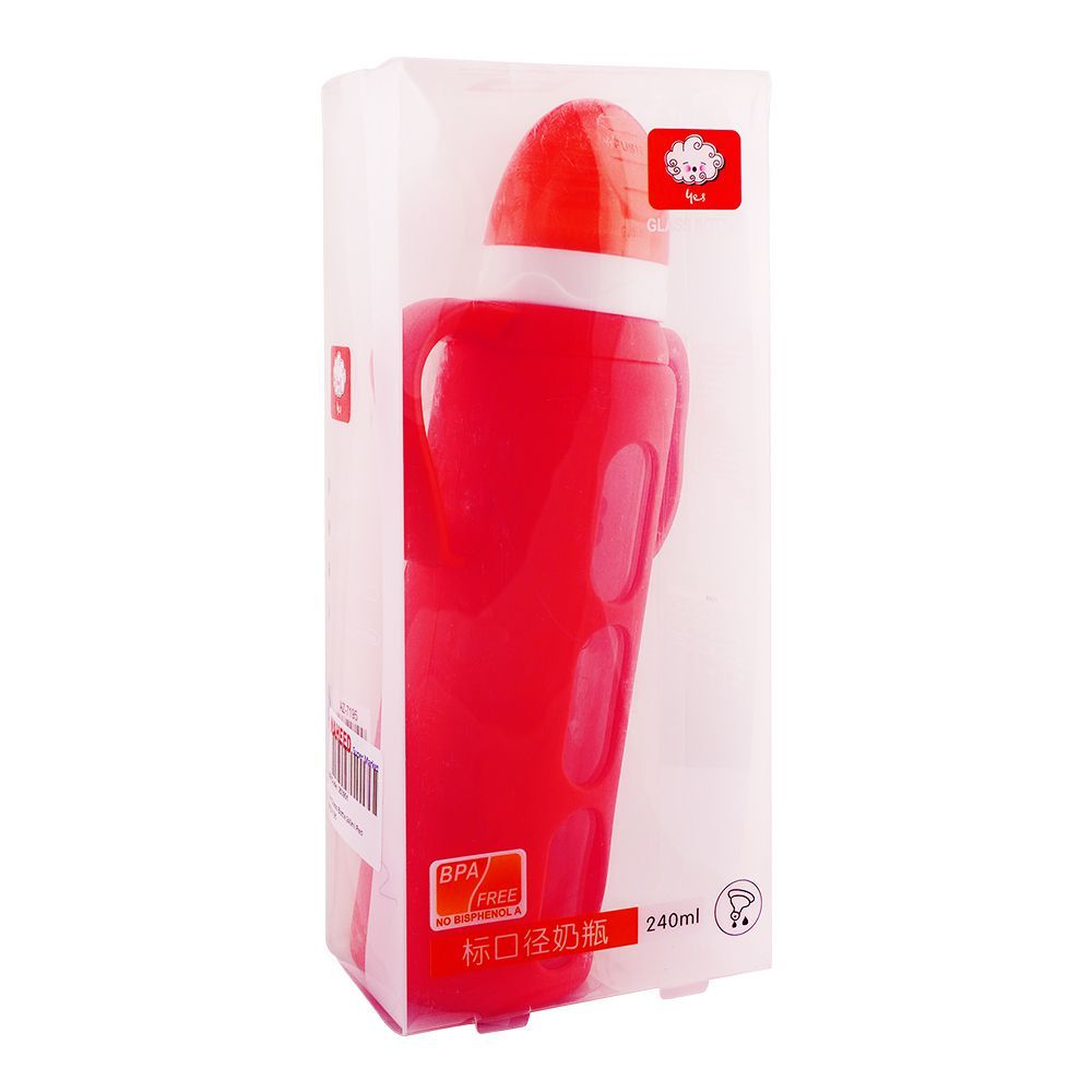 Purchase Yes Glass Bottle 240ml, Red, AZ-7195 Online at Special Price ...