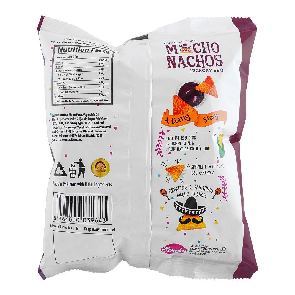 Purchase Macho's Hickory BBQ Tortilla Chips, 40g Online at Best Price ...