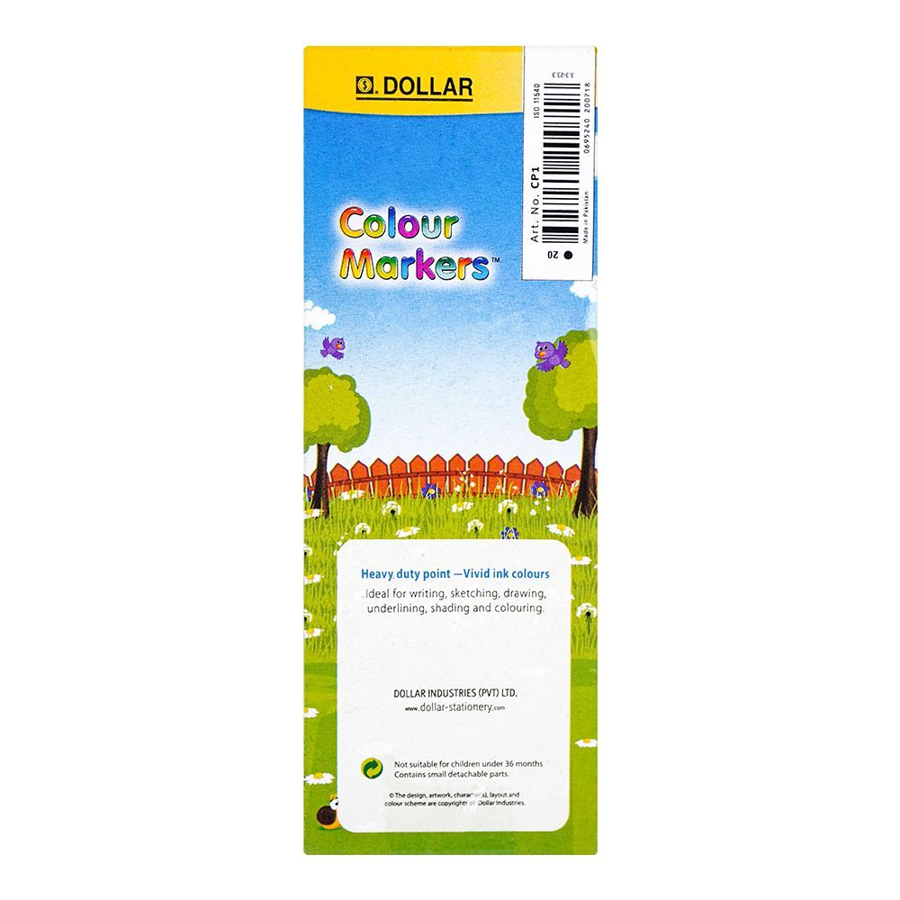 Order Dollar Color Markers 10-Pack, Black CP1 Online at Best Price in ...