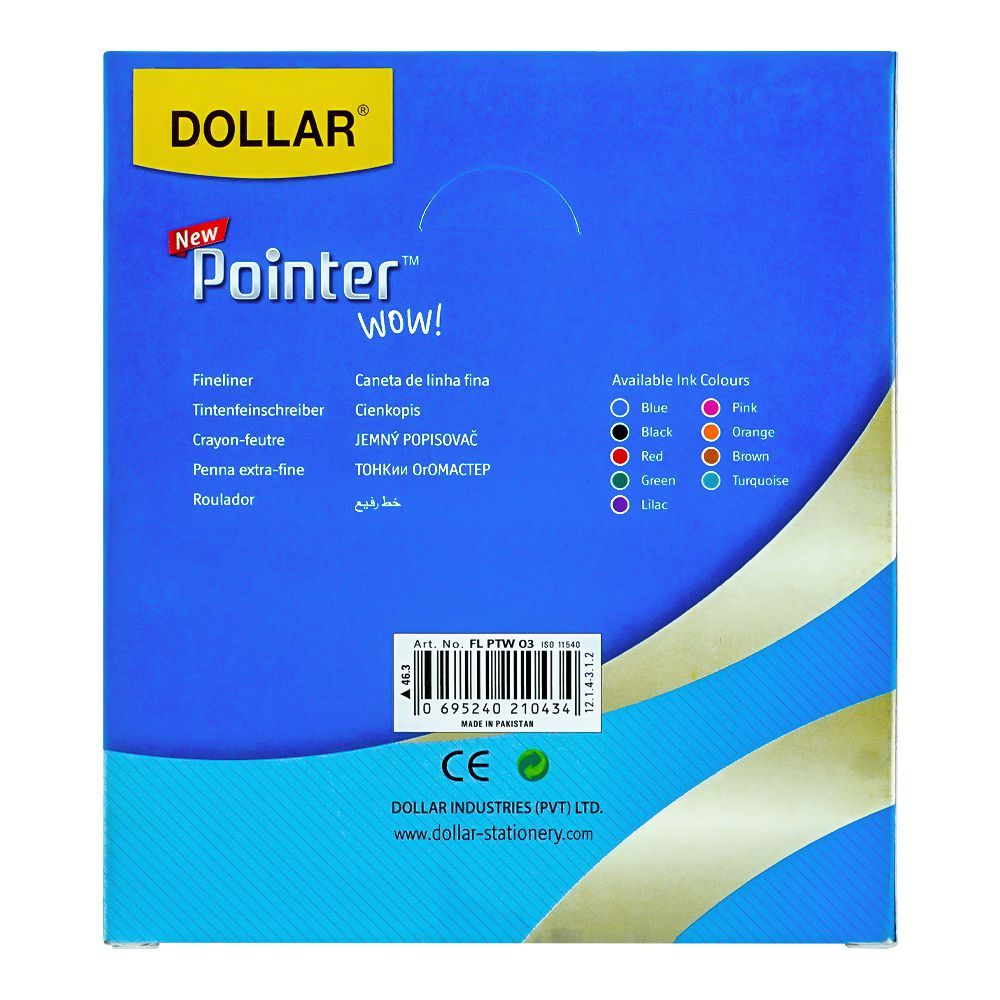 Order Dollar Fine Liner Pointer Wow! Metal Jacket F 0.3, 10-Pack ...