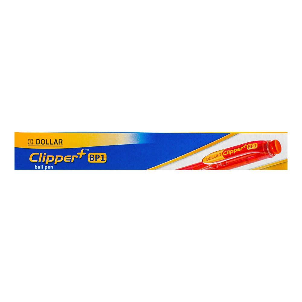 Buy Dollar Clipper+BP1 Super Smooth Ball Pen F 0.8, Blue, 10-Pack ...