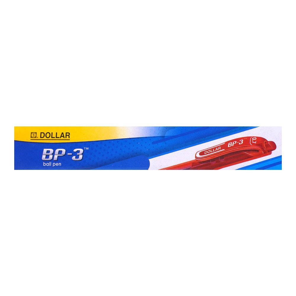 Buy Dollar BP-3 Ball Pen F 0.7 Black 10-Pack, BP 3F, Black Online at ...