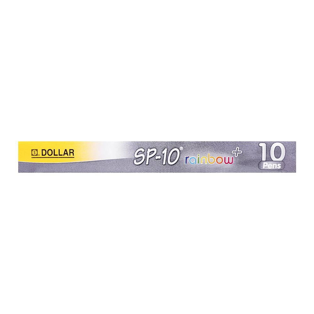 Buy Dollar SP-10 Rainbow + Fountain Pen, 10-Pack, FPSP10 Online at Best ...