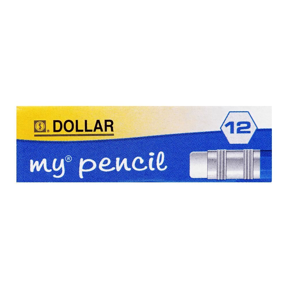 Order Dollar My Pencil Black Lead Pencil With Eraser, Blue Body, 12 ...