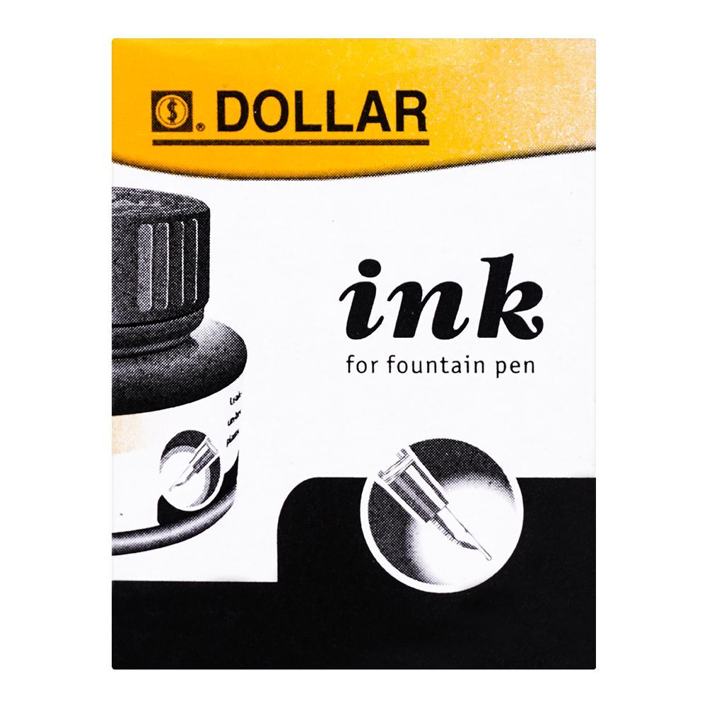 Buy Dollar Ink For Fountain Pen Black, 30ml, PP30 Online at Special ...