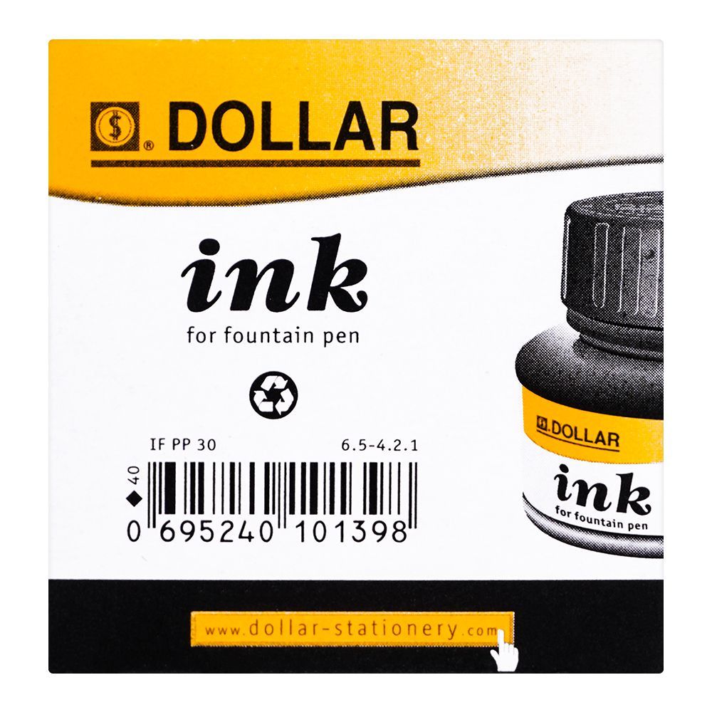 Buy Dollar Ink For Fountain Pen Black, 30ml, PP30 Online at Special ...