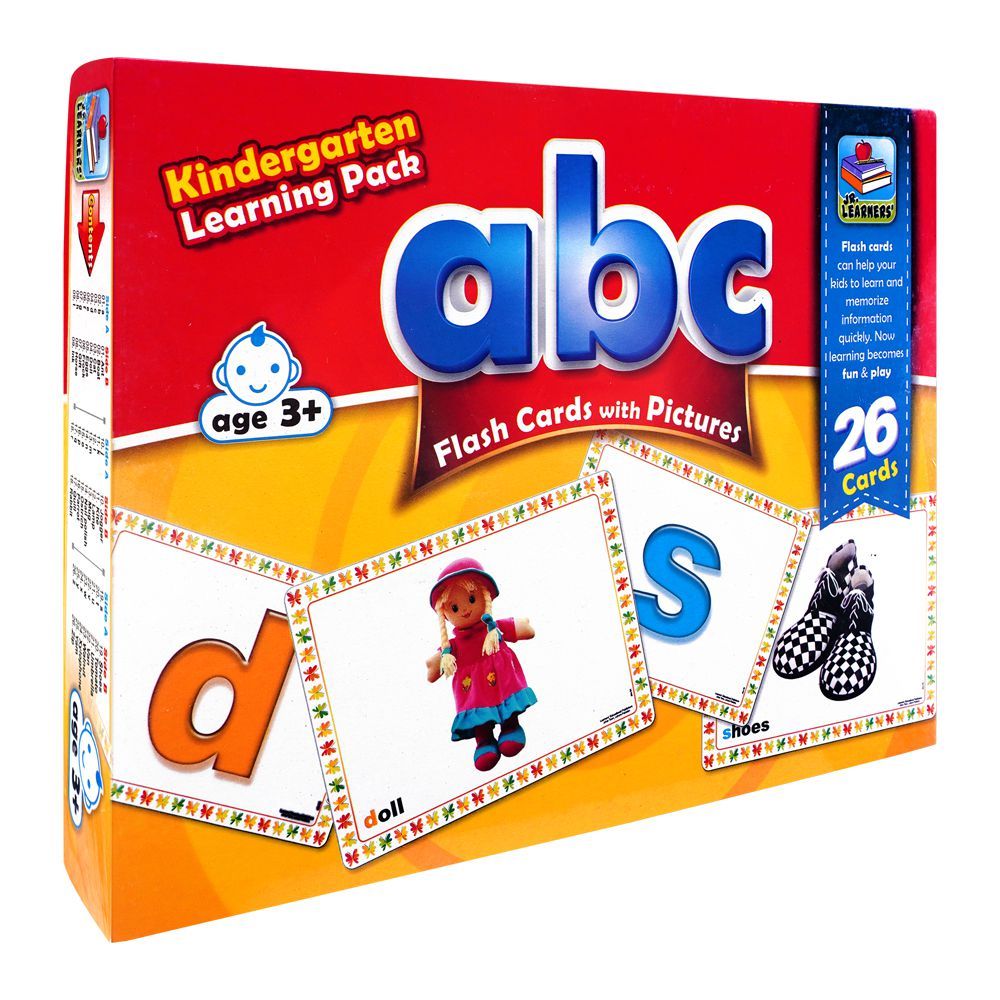 Order Jr. Learners Flash Card With Pictures Large abc, For 3+ Years ...