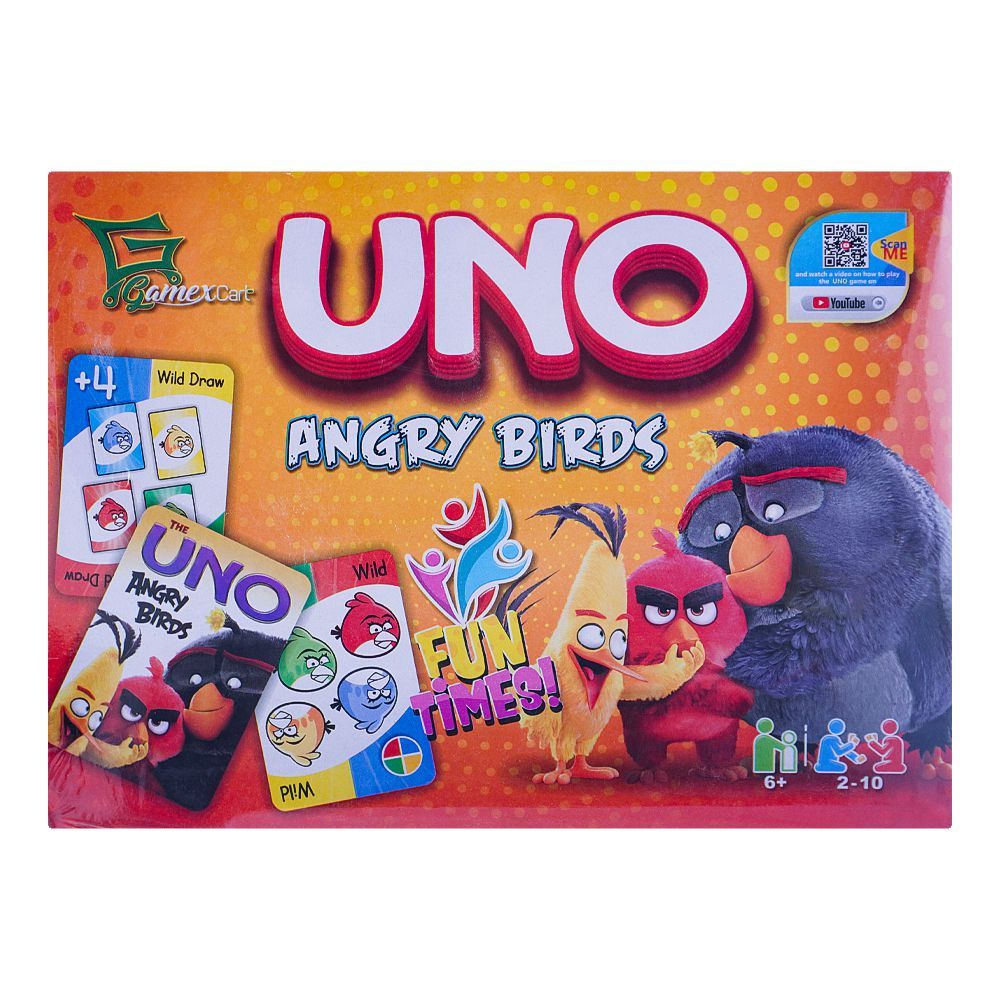 Order Gamex Cart UNO Angry Bird, For 6+ Years, 421-9503 Online at Best ...