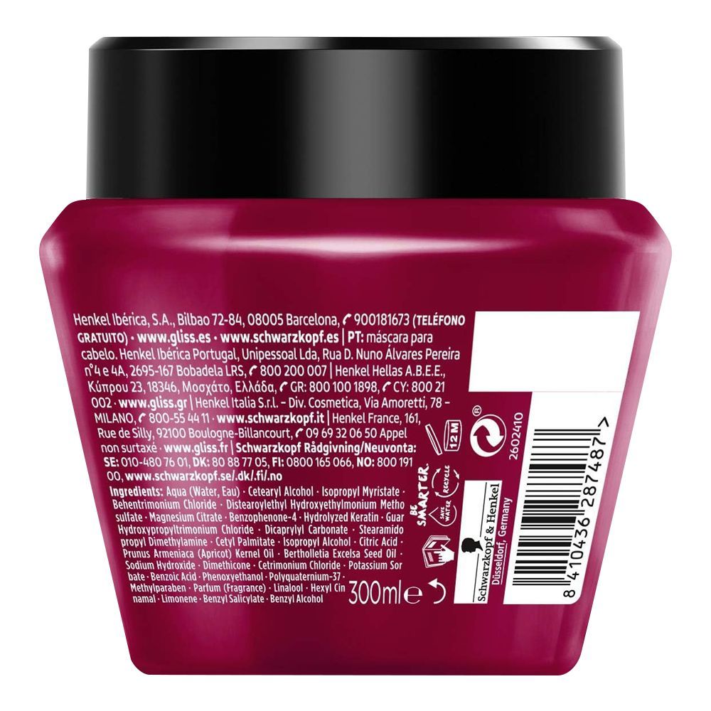 Order Schwarzkopf Gliss Hair Repair Colour Protector 2-In-1 Hair Mask ...