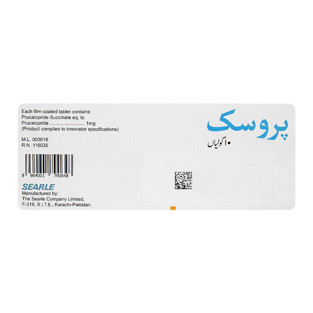 Searle Pru-Cic Tablet, 1mg, 10-Pack