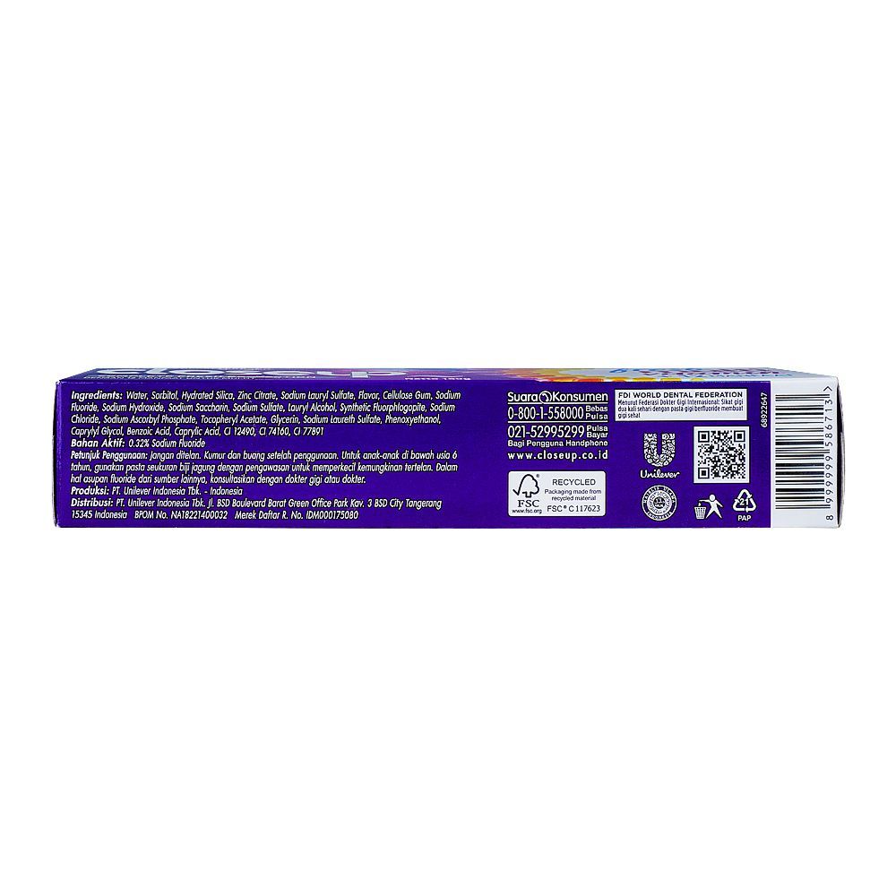 Order Closeup Fresh Multi Vitamin+12 Manfaat Toothpaste, Pasta Gigi Gel ...
