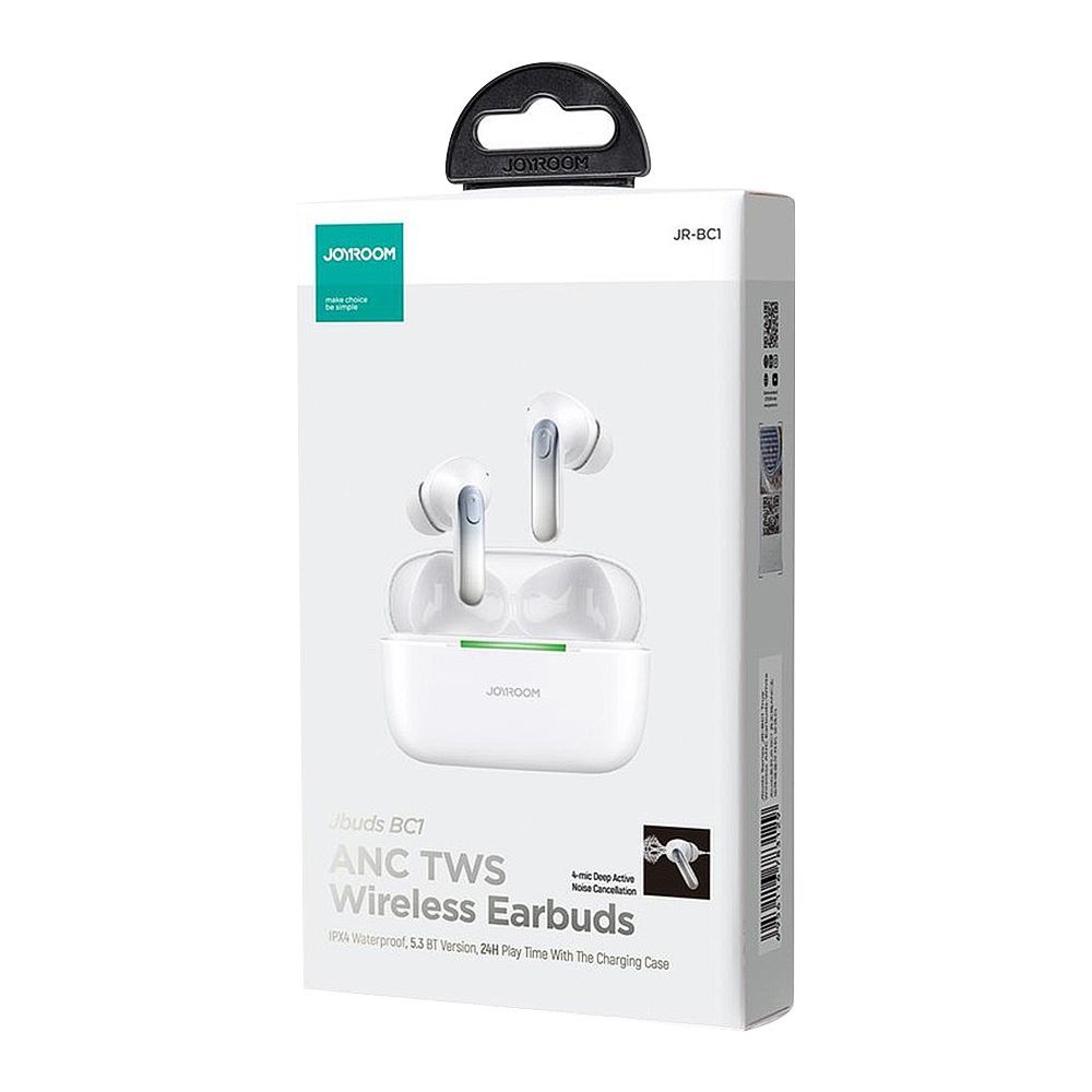 Order Joyroom Jbuds ANC TWS Wireless Earbuds, White, JR-BC1 Online at ...