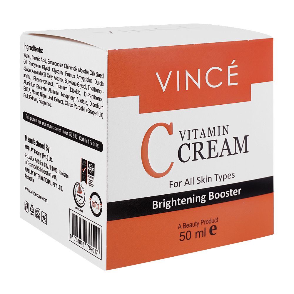 Order Vince Vitamin C Brightening Booster Cream, For All Skin Types ...