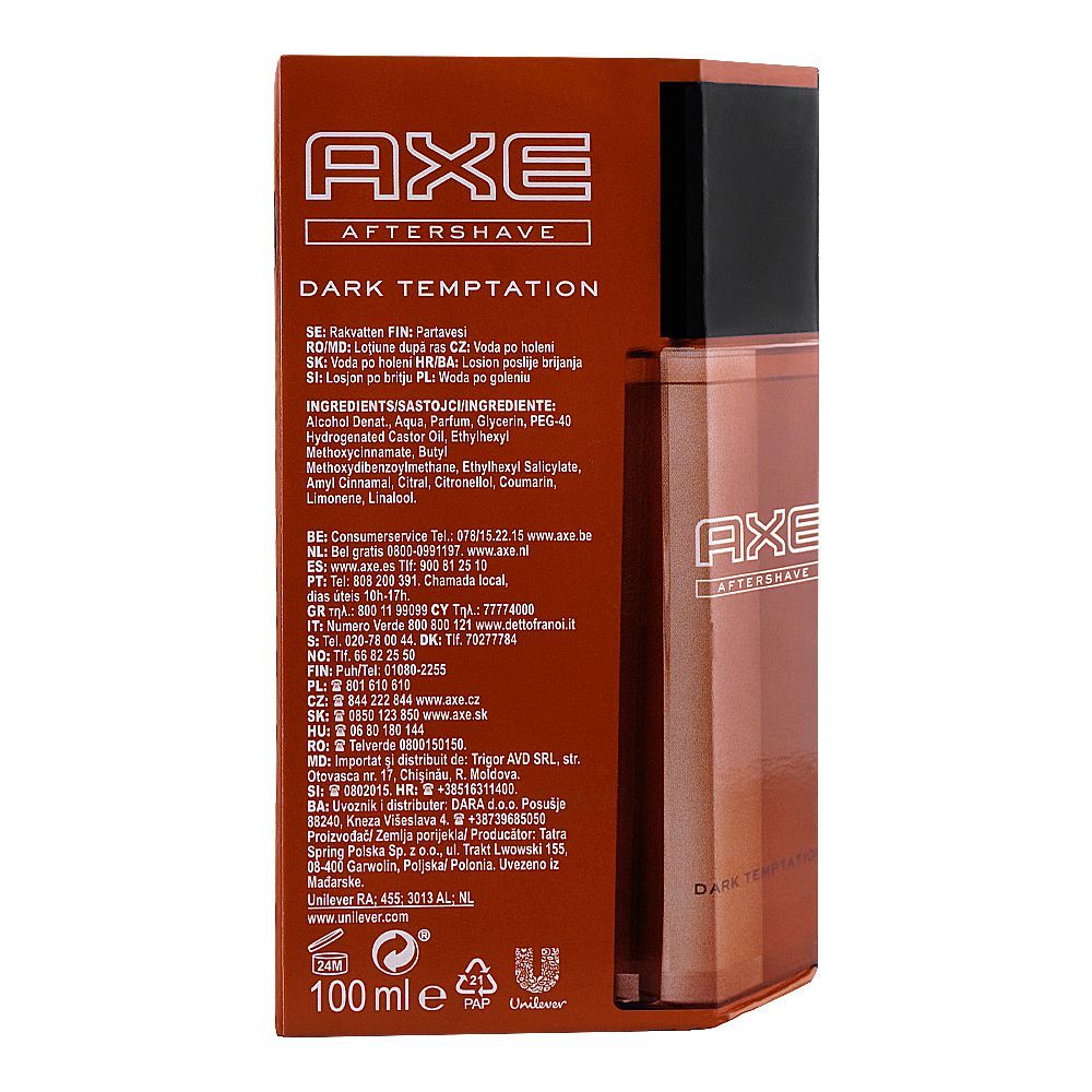 Order Axe Intense Chocolate Dark Temptation After Shave, 100ml Online ...