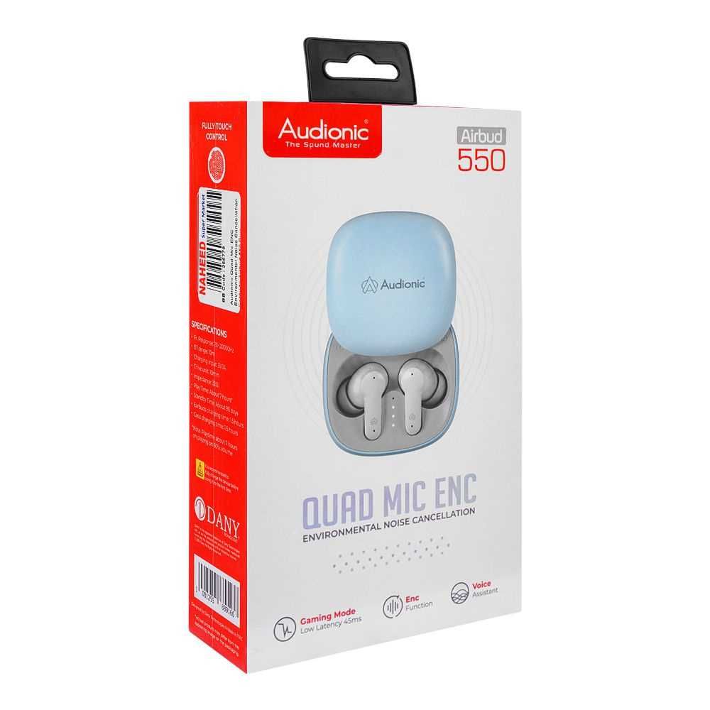 Order Audionic Quad Mic ENC Environmental Noise Cancellation Earbuds ...