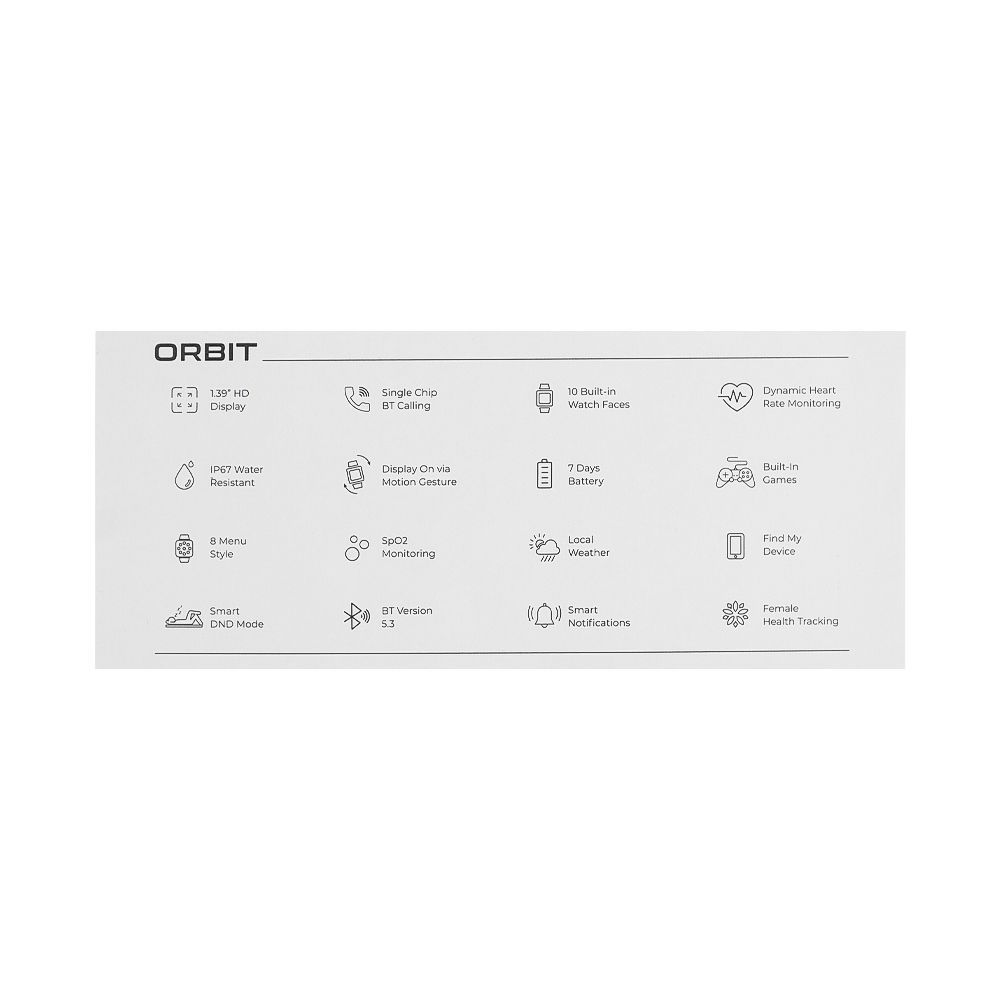 Order Zero Men's Orbit Black Red Sporty Strap Smart Watch Online at ...