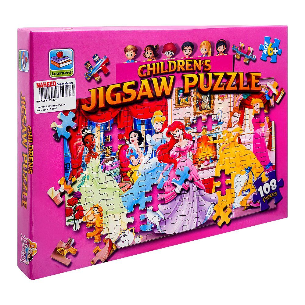 Order Learner's Childern Jigsaw Puzzle Princess, For 6+ Years, 417-8802 ...