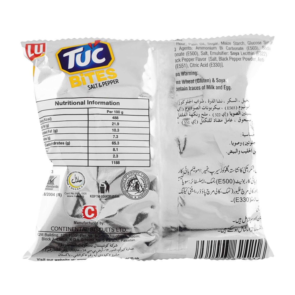 Order LU Tuc Bites Salt & Pepper Flavored, 12.6g Online at Special ...
