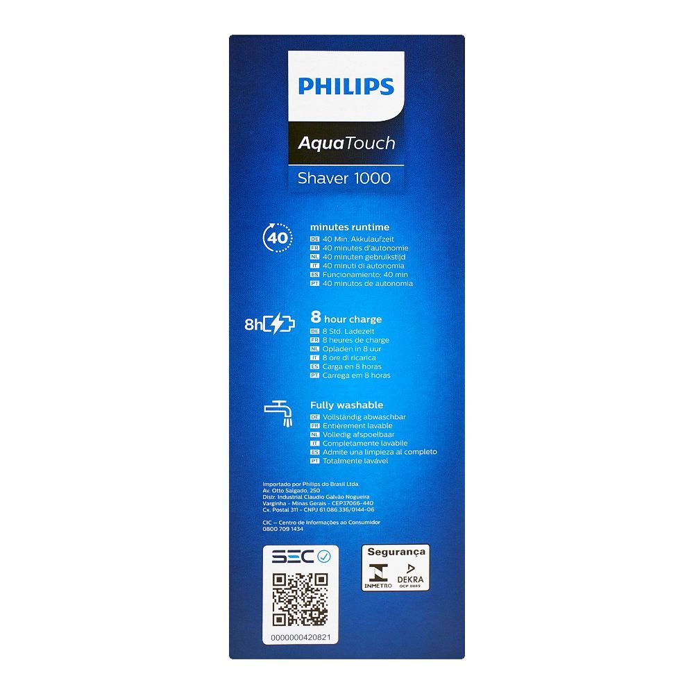 Purchase Philips Aqua Touch 1000 One Touch Cordless Shaver, S1121/41 ...