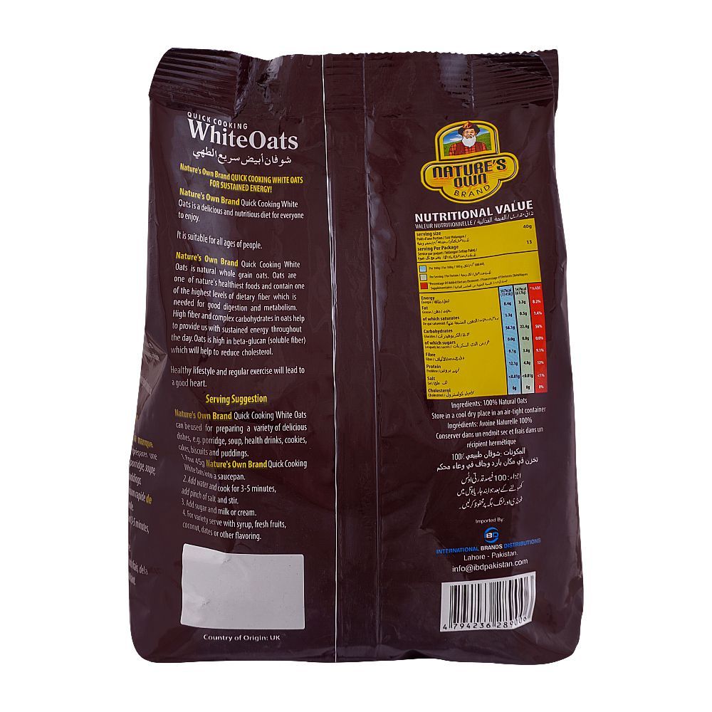 Purchase Nature's Own White Oats, 1 KG Pouch Online at Special Price in ...