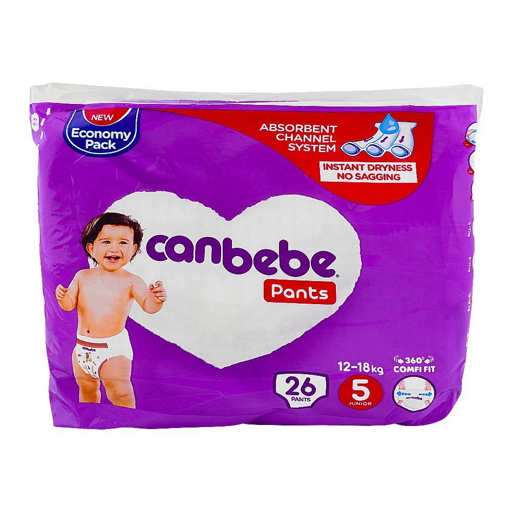Buy Canbebe Pant Economy Pack No. 5 Junior, 12-18 KG, 26-Pack Online at ...