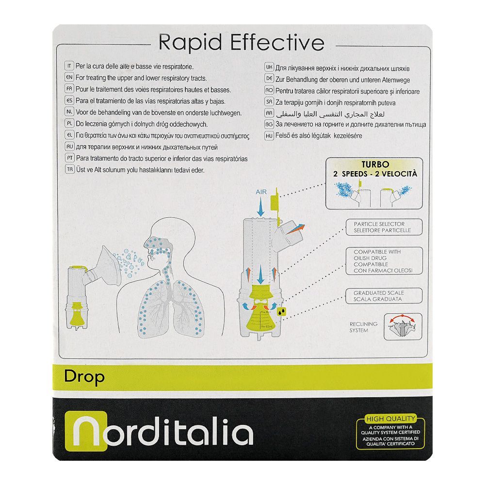 Norditalia Drop Aerosol Nebulizer Simple