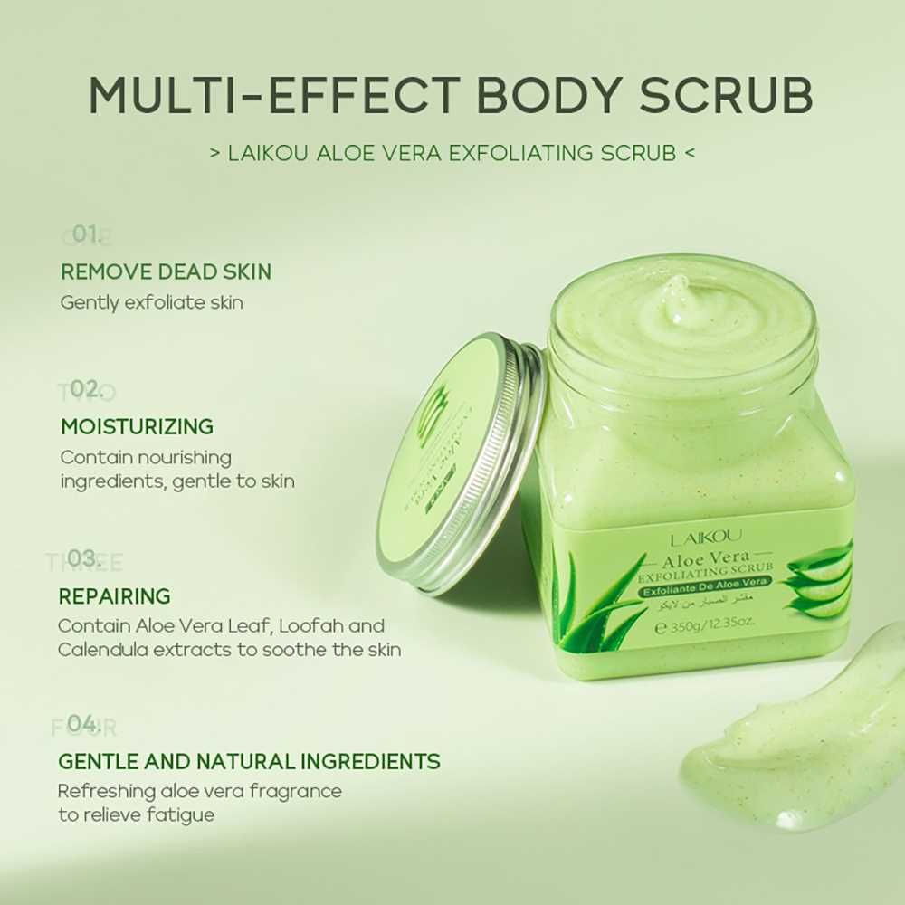 Purchase Laikou Fenyi Aloe Vera Exfoliating Body Scrub, 350g, LK83458A ...
