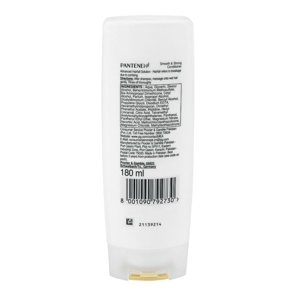 Purchase Pantene Advanced Hair Fall Solution + Smooth & Strong Conditioner, 190ml Online at Best ...