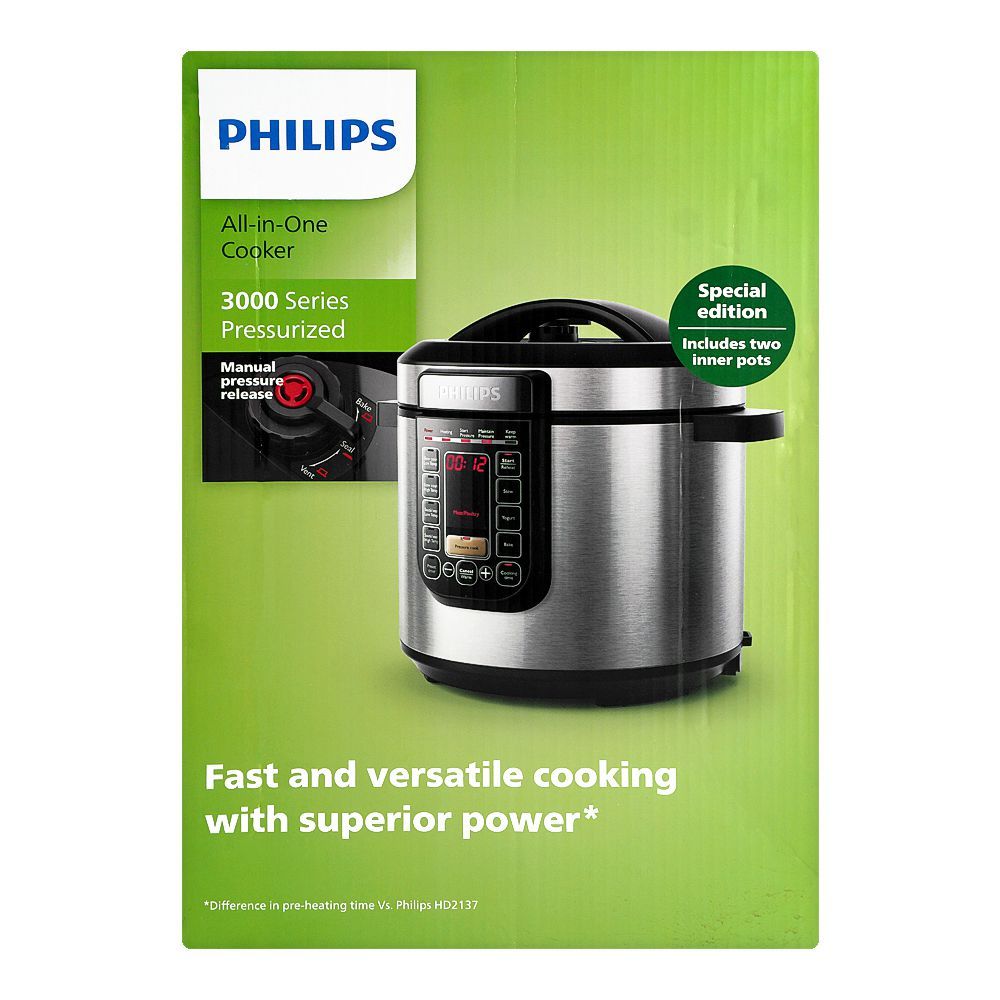 Order Philips 3000 Series Pres Cooker, 1300W, 6 Liters, HR-2237/73 ...