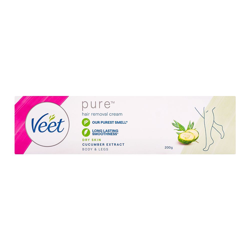 Purchase Veet Pure Cucumber Extract Dry Skin Hair Removal Cream, 200g ...