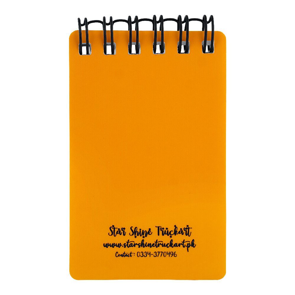 Purchase Star Shine Truck Art I Am Ziddi Gujjar Pocket Size Notepad ...