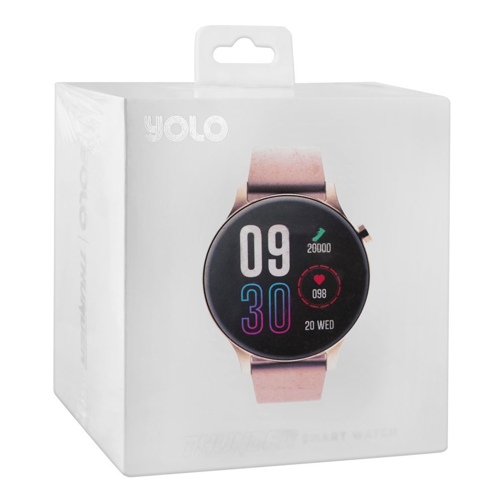 Order YOLO Thunder Women's Smart Watch, Pink Online at Best Price in ...