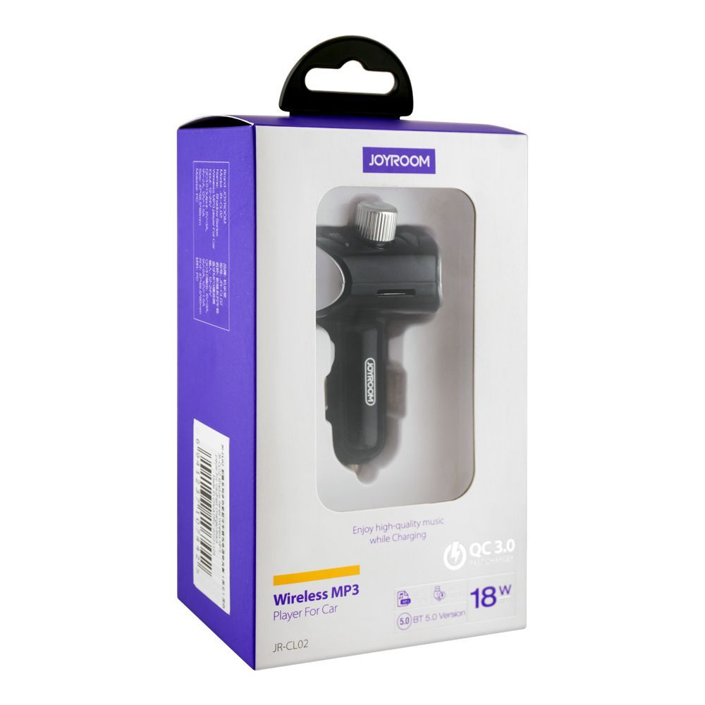 Purchase Joyroom Shadow Series Wireless MP3 Player For Car, Black, JR ...