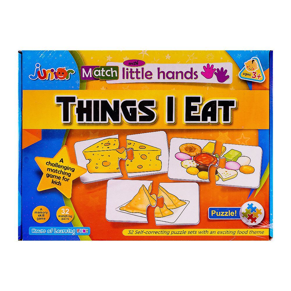 Purchase Junior Match With Little Hands Things I Eat, For 3+ Years, 230 ...