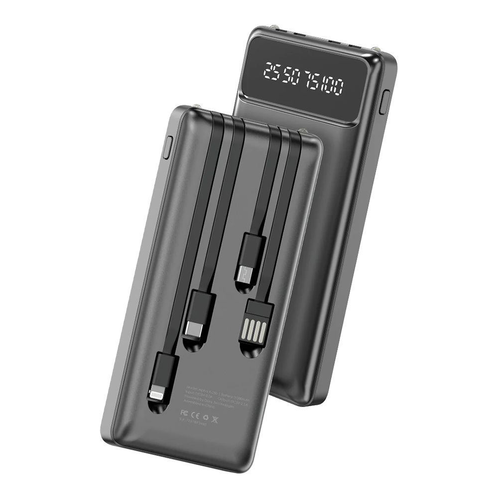 Buy Dany 4x Devices Charge Alpha X250 9000 mAh Power Bank, Black Online ...