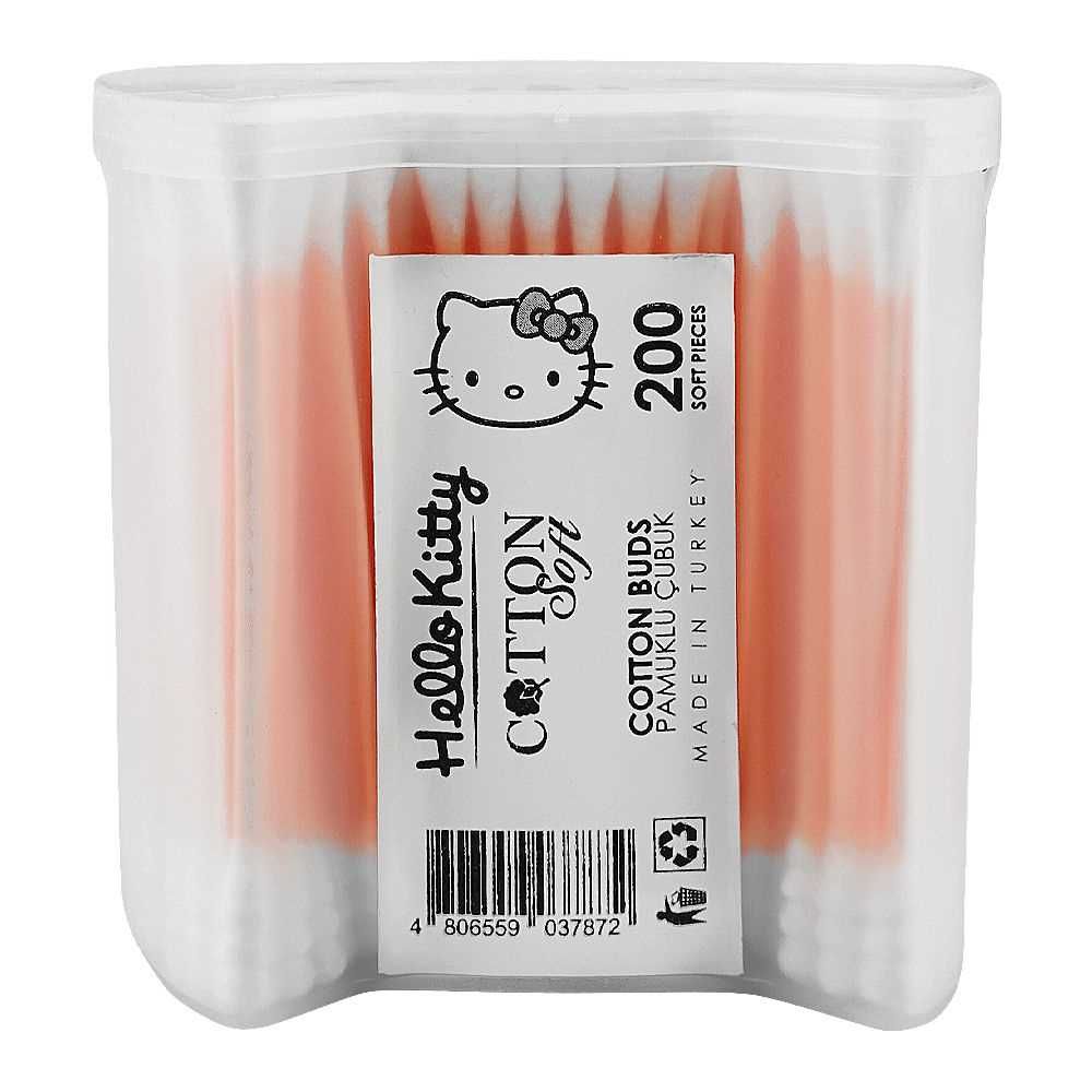 Buy Cotton Soft Hello Kitty Cotton Buds, 200-Pack Online at Best Price ...