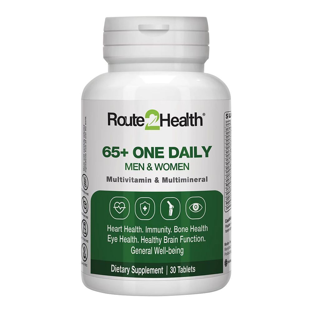 Purchase Route 2 Health 65+ One Daily Multivitamin Tablet, For Men ...