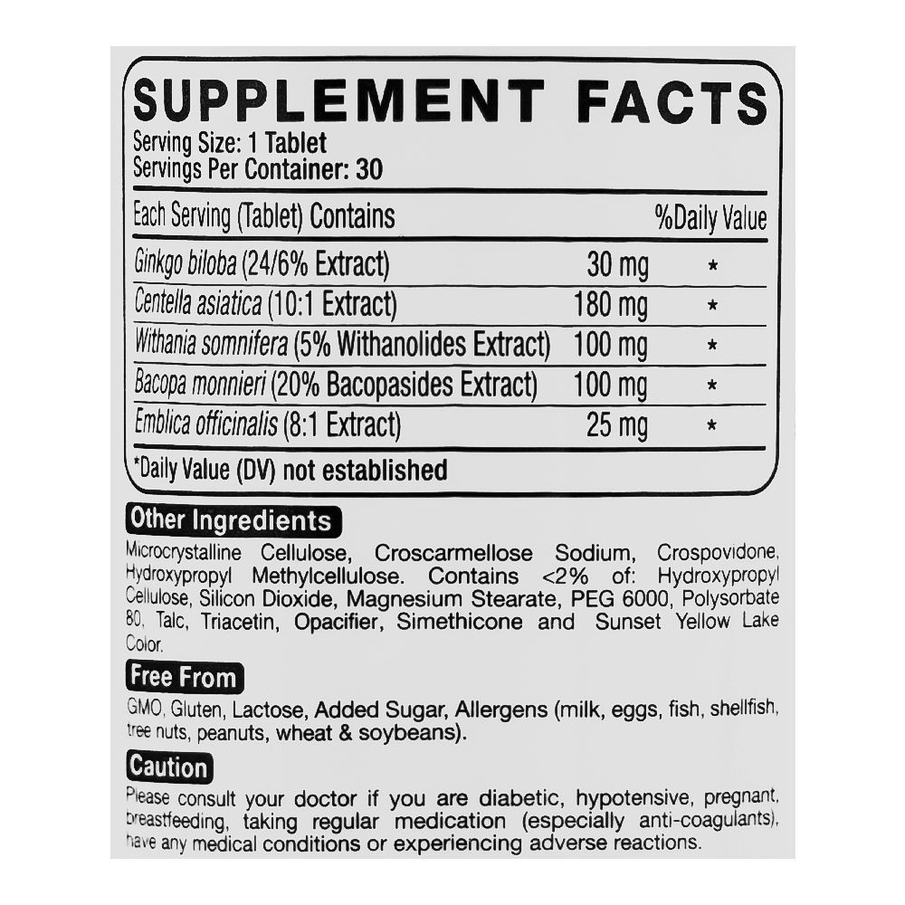 Order Route 2 Health Cogniza Brain Tonic Tablet, 30-Pack Online at Best ...