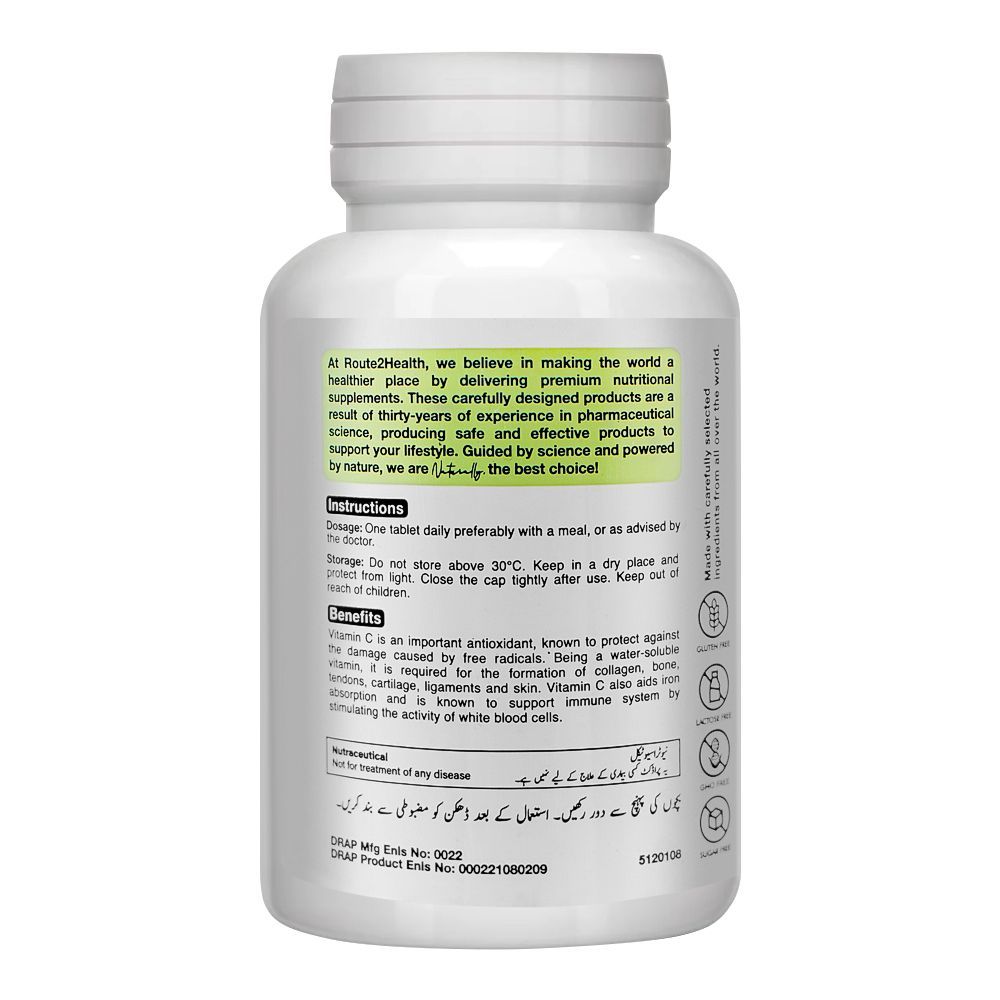 Purchase Route 2 Health Vitamin C 1000mg Tablet, 30-Pack Online at ...