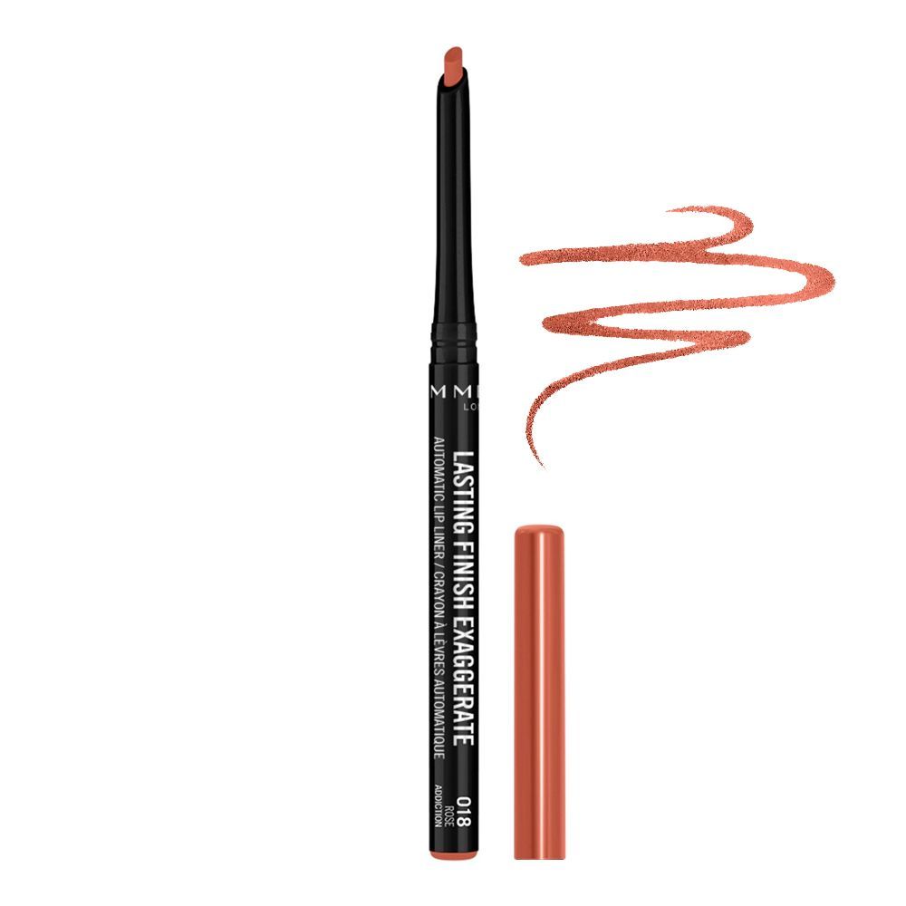 Purchase Rimmel Exaggerate Lasting Finish Automatic Lip Liner, 018 Rose ...