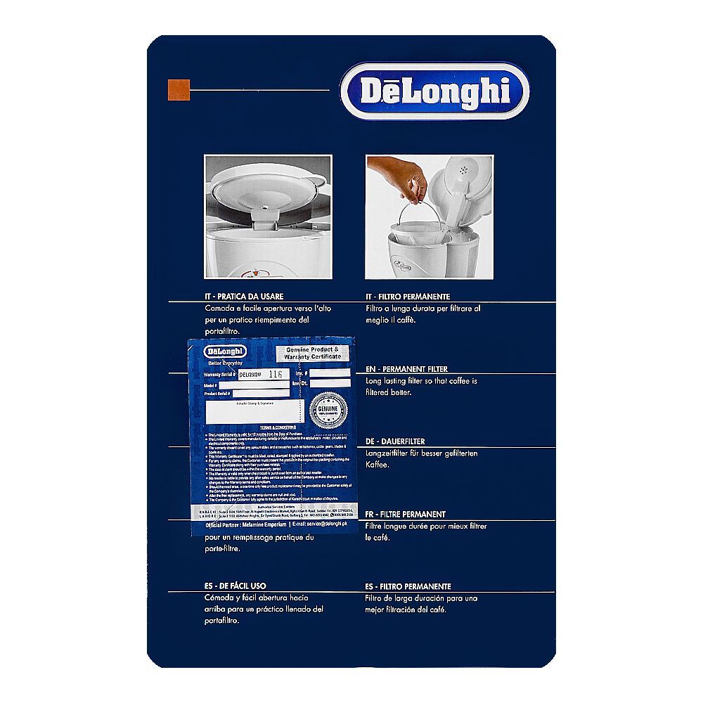 Buy DeLonghi Filter Coffee Maker, ICM2.1 Online at Best Price in ...
