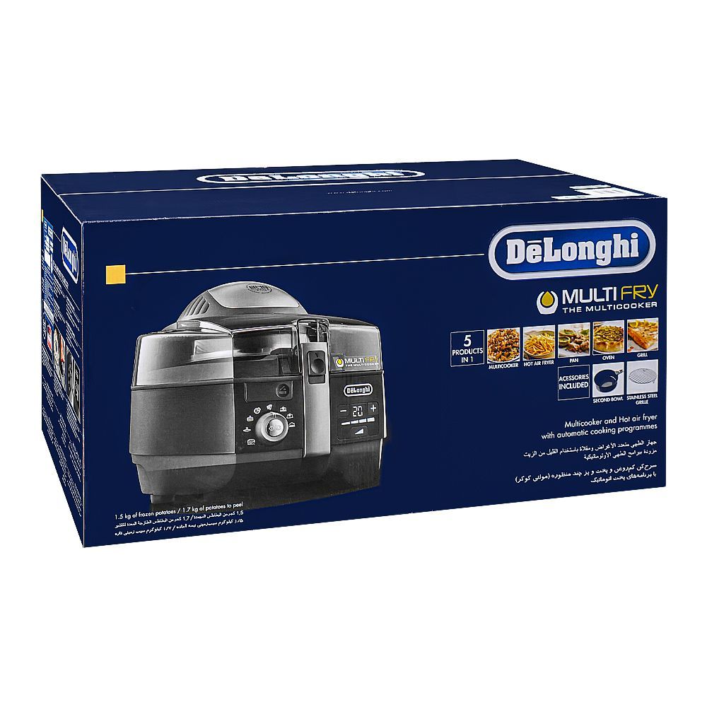 Order DeLonghi Multi Fry 5-In-1 The Multi Cooker, FH1396/1.BK Online at ...