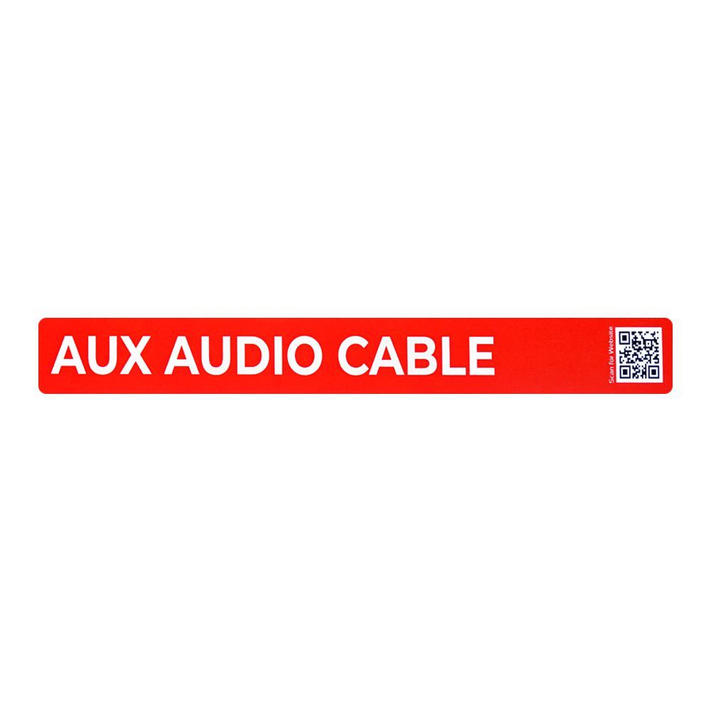 Order Audionic Roger Aux 3.5mm Cable, Red, AX-III Online at Special Price in Pakistan - Naheed.pk