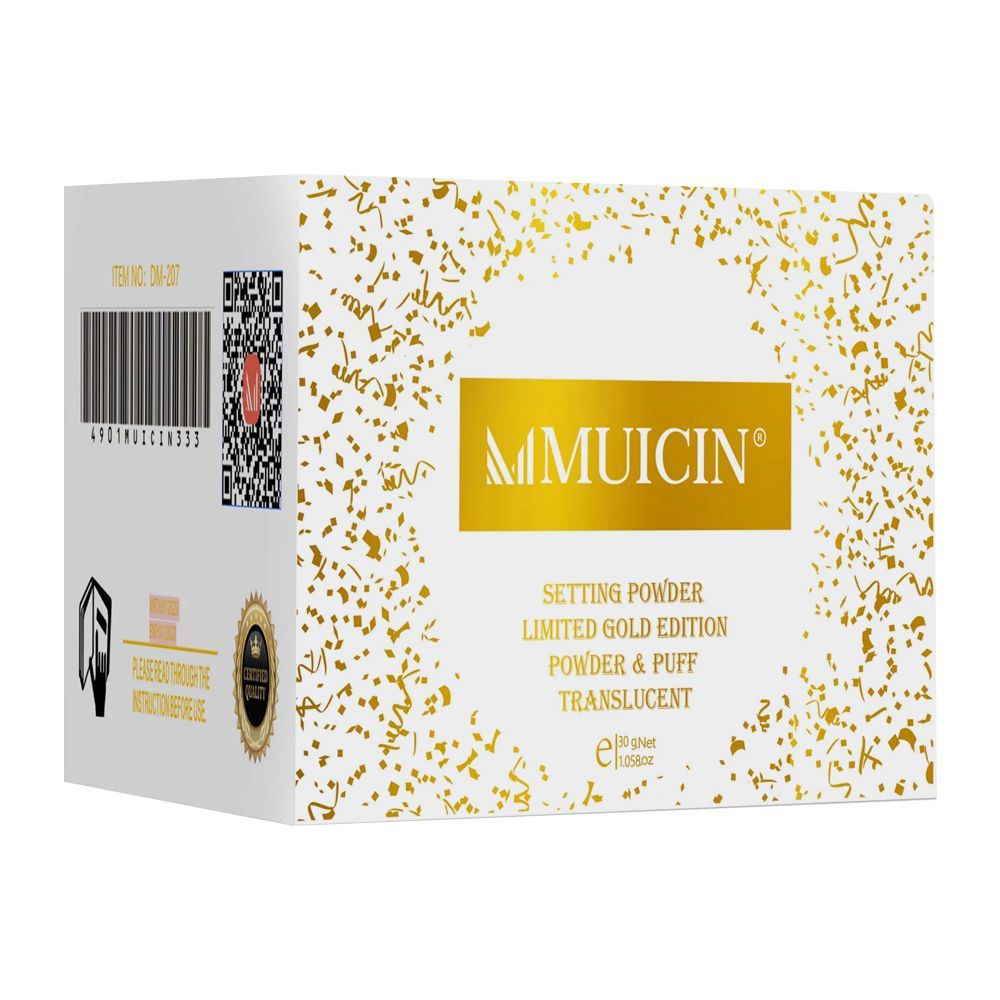 Buy Muicin Setting Powder Limited Gold Edition Powder & Puff ...