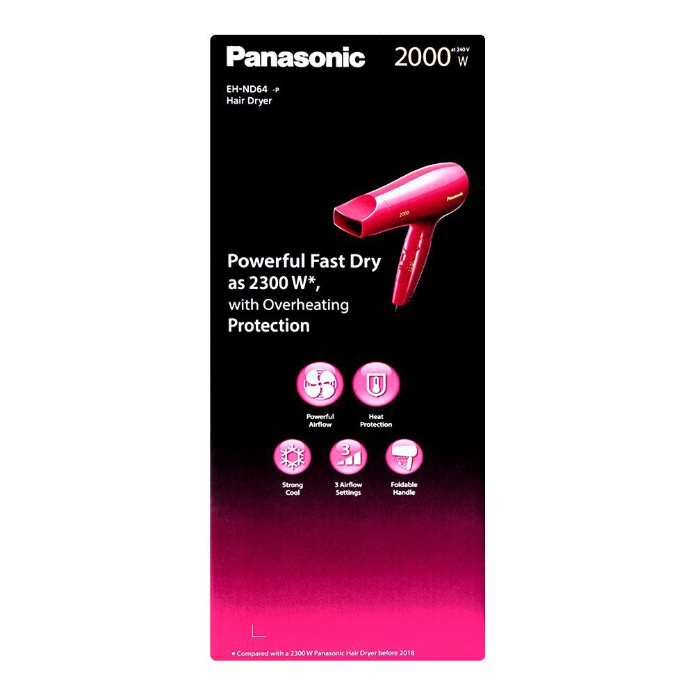 Buy Panasonic Hair Dryer, 2000W, EH-NE64-P Online at Best Price in ...